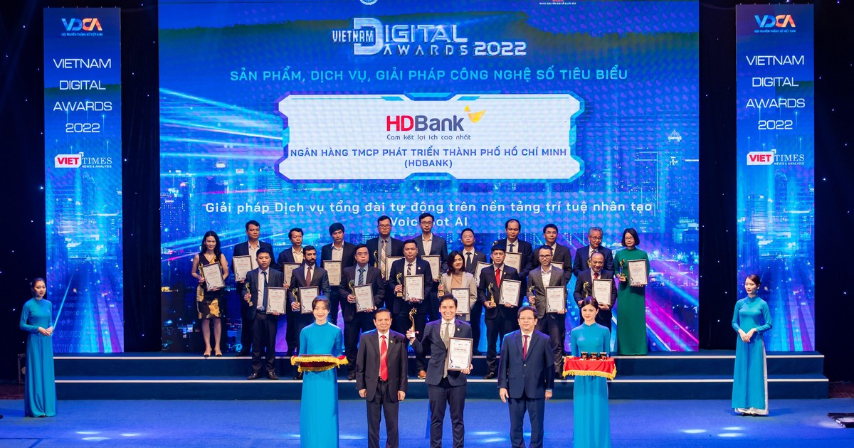 HDBank đạt giải thưởng Vietnam Digital Awards 2022