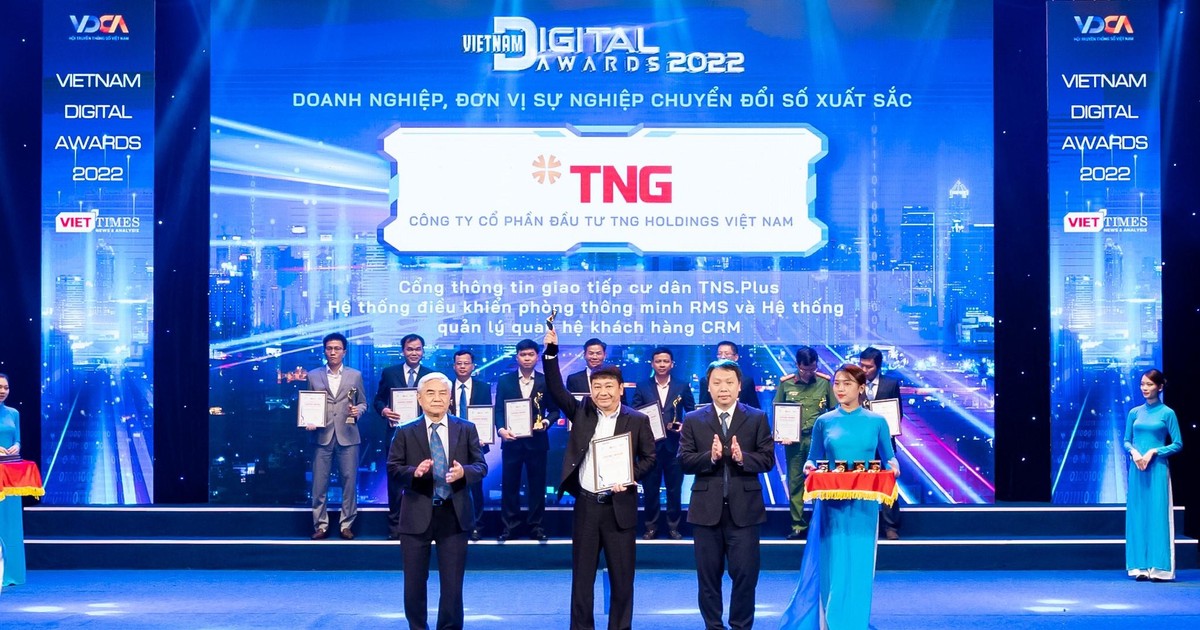 TNG Holdings Vietnam đạt giải doanh nghiệp chuyển đổi số xuất sắc