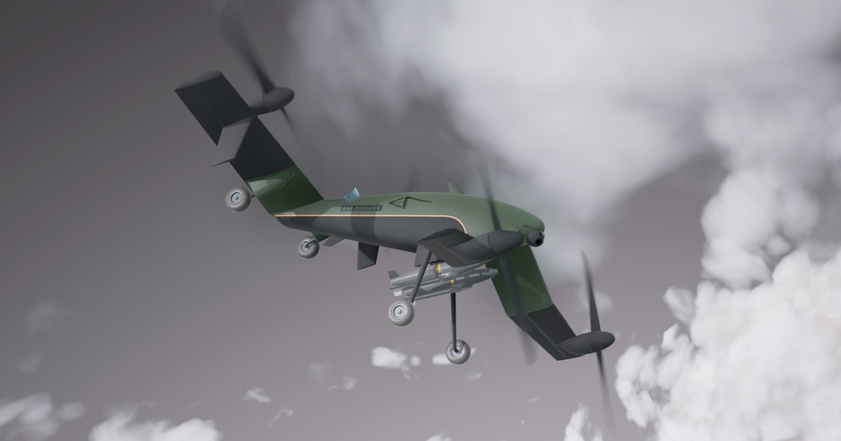 BAE Systems phát triển hệ thống UAV VTOL lai điện vũ trang