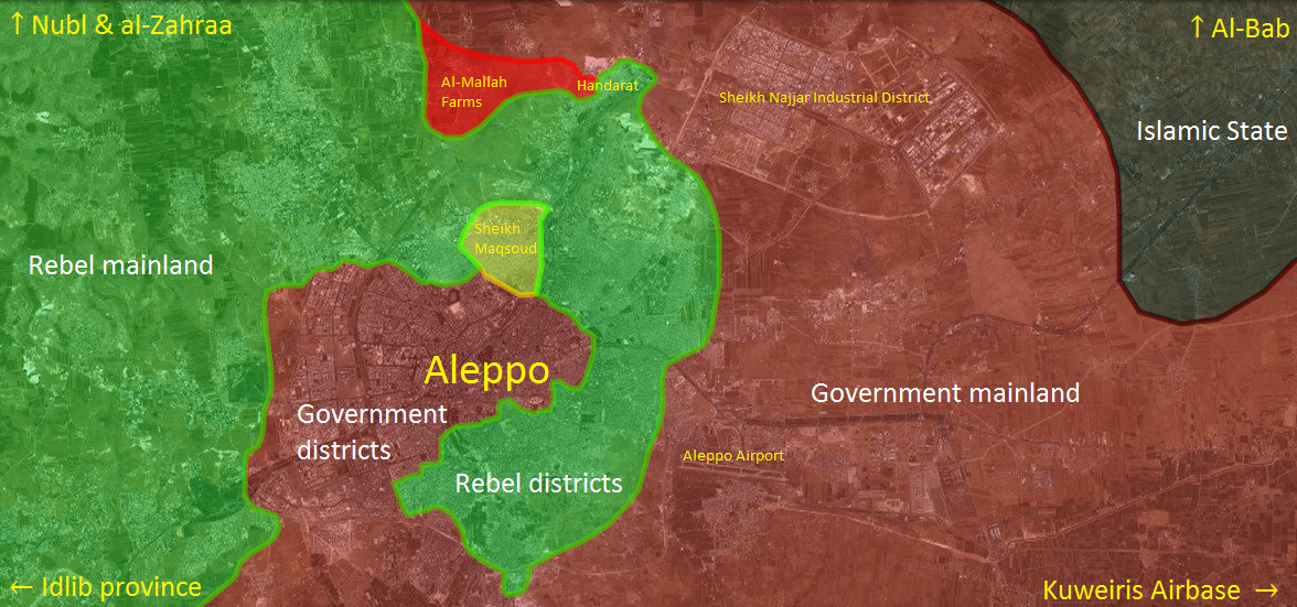Chiến dịch tấn công mở rộng trên thành phố Aleppo bắt đầu tăng nhiệt