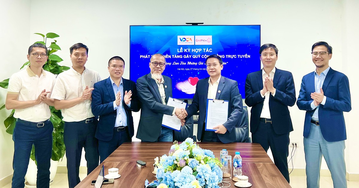 VDCA và GiveNow ký ghi nhớ hợp tác lan tỏa các hoạt động thiện nguyện