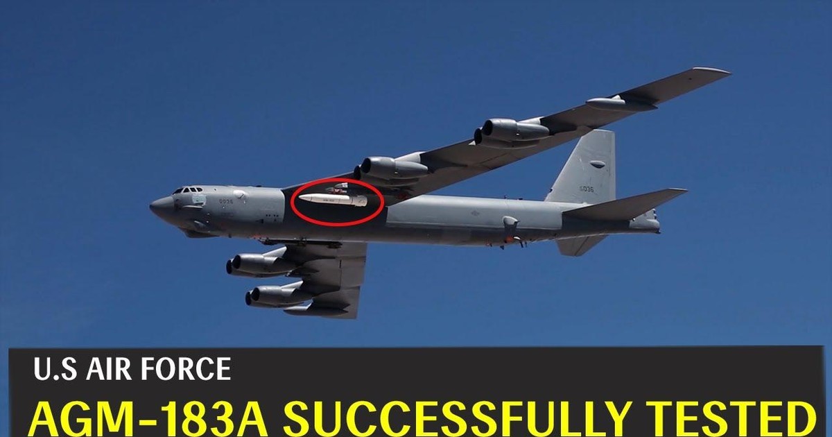 Tên lửa siêu thanh AGM-183A Mỹ vừa tuyên bố thử nghiệm thành công lần đầu tiên hôm 9/12 mạnh cỡ nào?