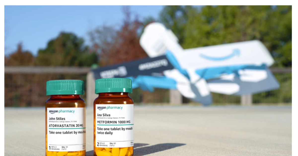 Amazon ra mắt dịch vụ giao thuốc bằng máy bay không người lái đến tận nhà