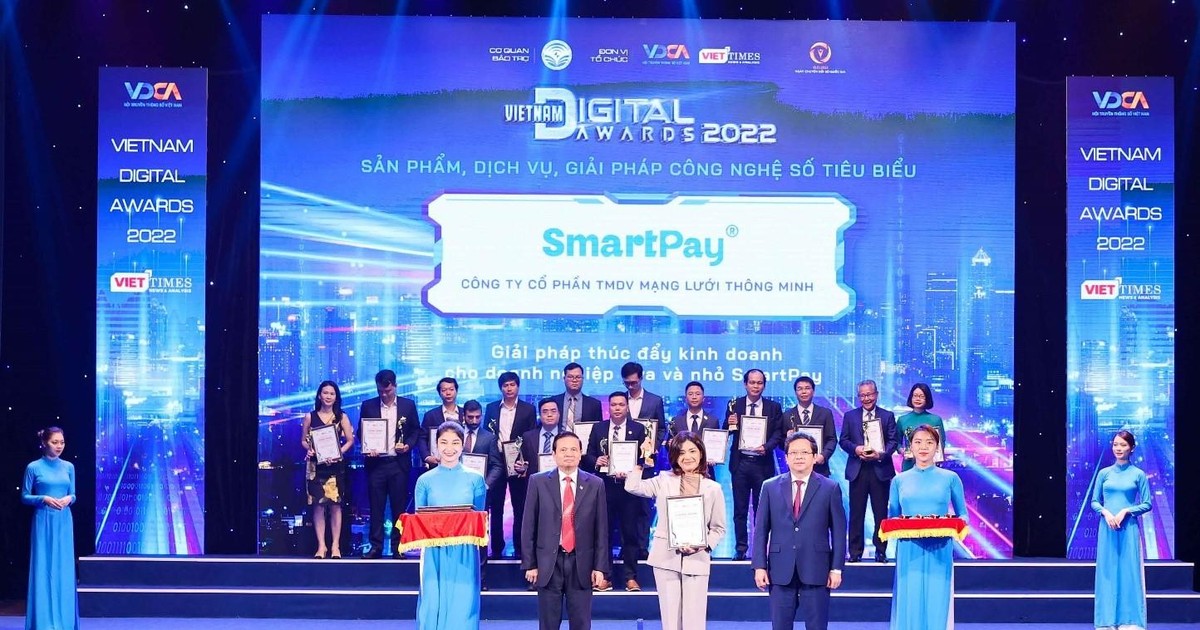 SmartPay được vinh danh tại Giải thưởng chuyển đổi số 2022