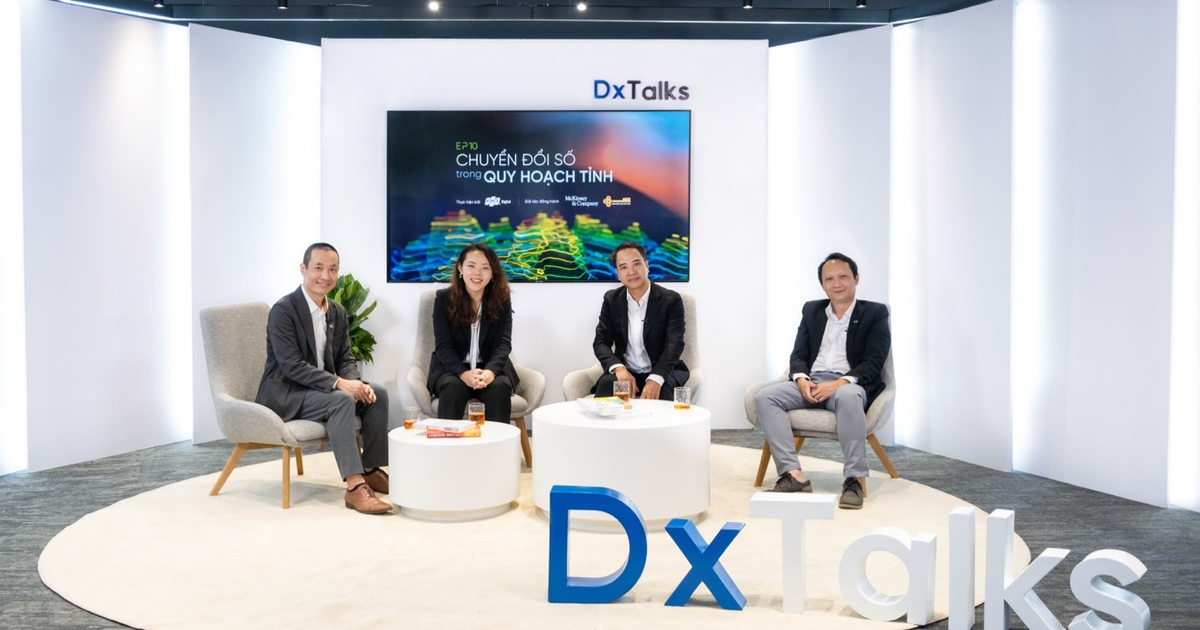 DxTalks tập 10: Chuyển đổi số trong quy hoạch tỉnh, thành phố