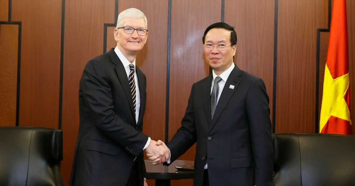 CEO Tim Cook: Việt Nam nằm trong chiến lược kinh doanh đặc biệt của Apple