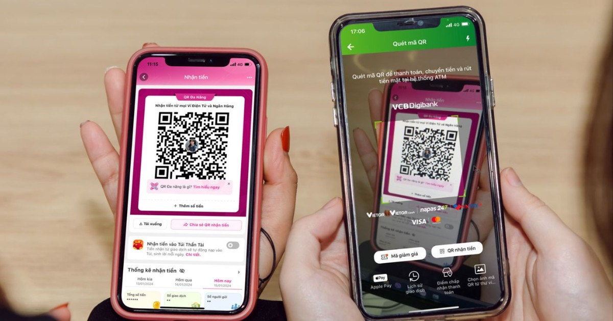 MoMo áp dụng mã QR nhận tiền đa năng