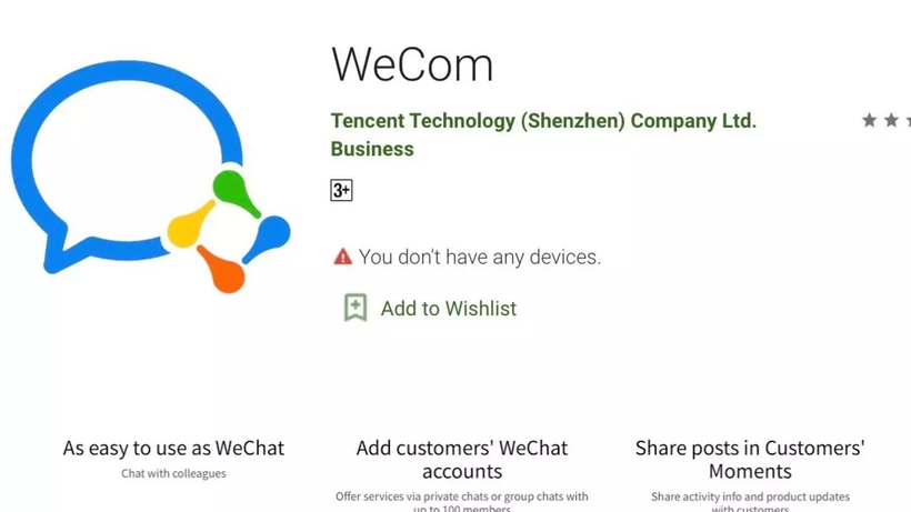 Dùng kế “Ve sầu thoát xác”,Tencent đổi tên WeChat thành WeCom tránh bị phạt