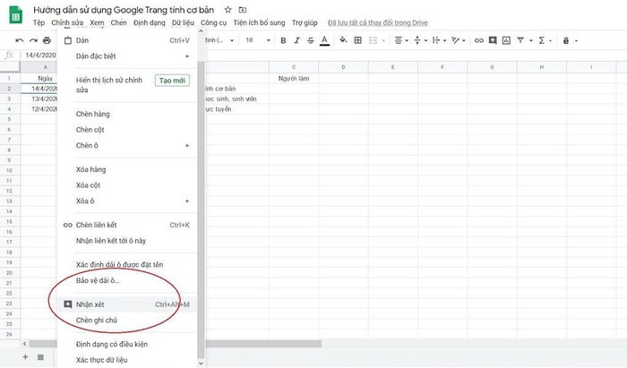 Hướng dẫn sử dụng Google Sheets chia sẻ file cho nhiều người chỉnh sửa